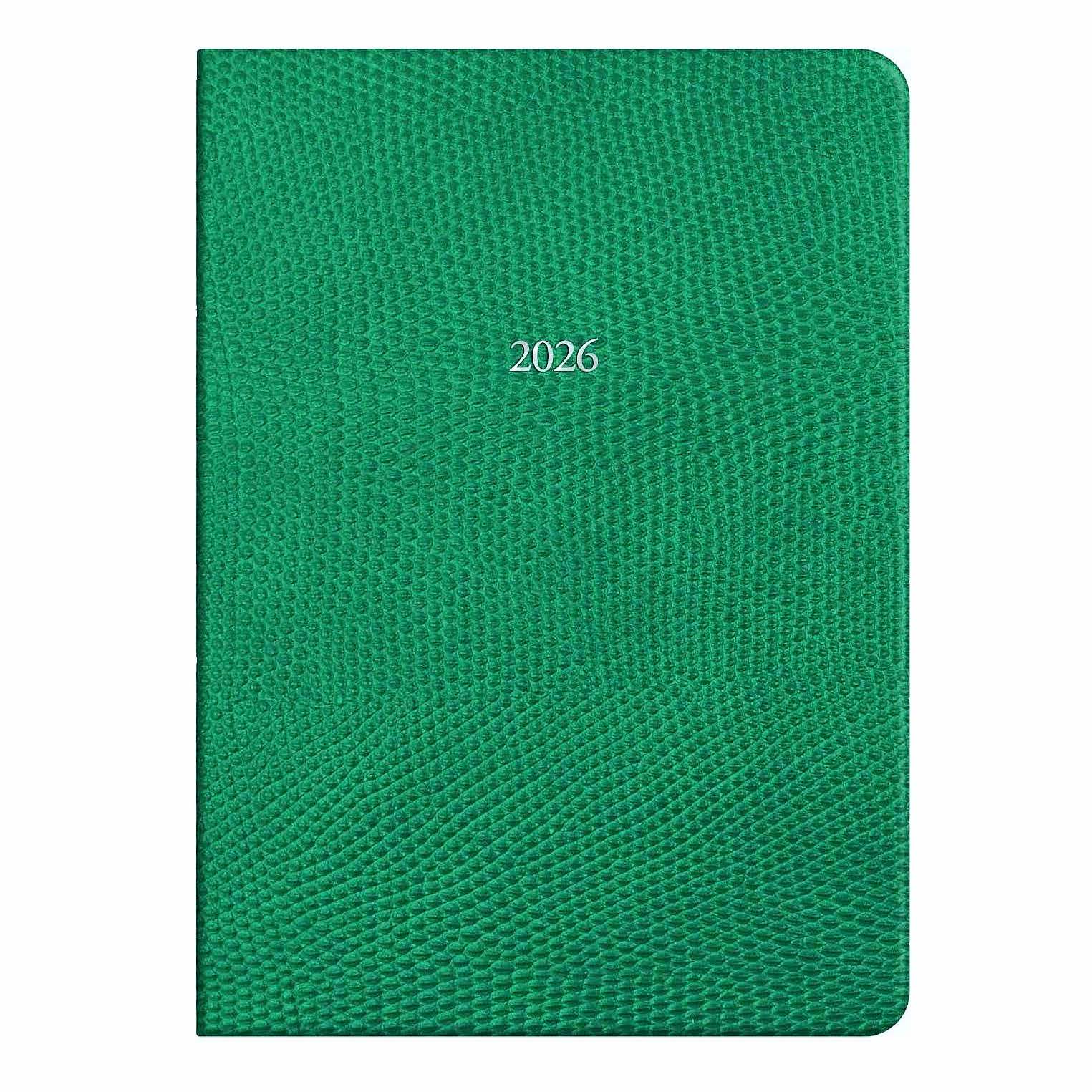 Large Belgravia Diary 2026 in Leaf Green Lizard – Organise-us