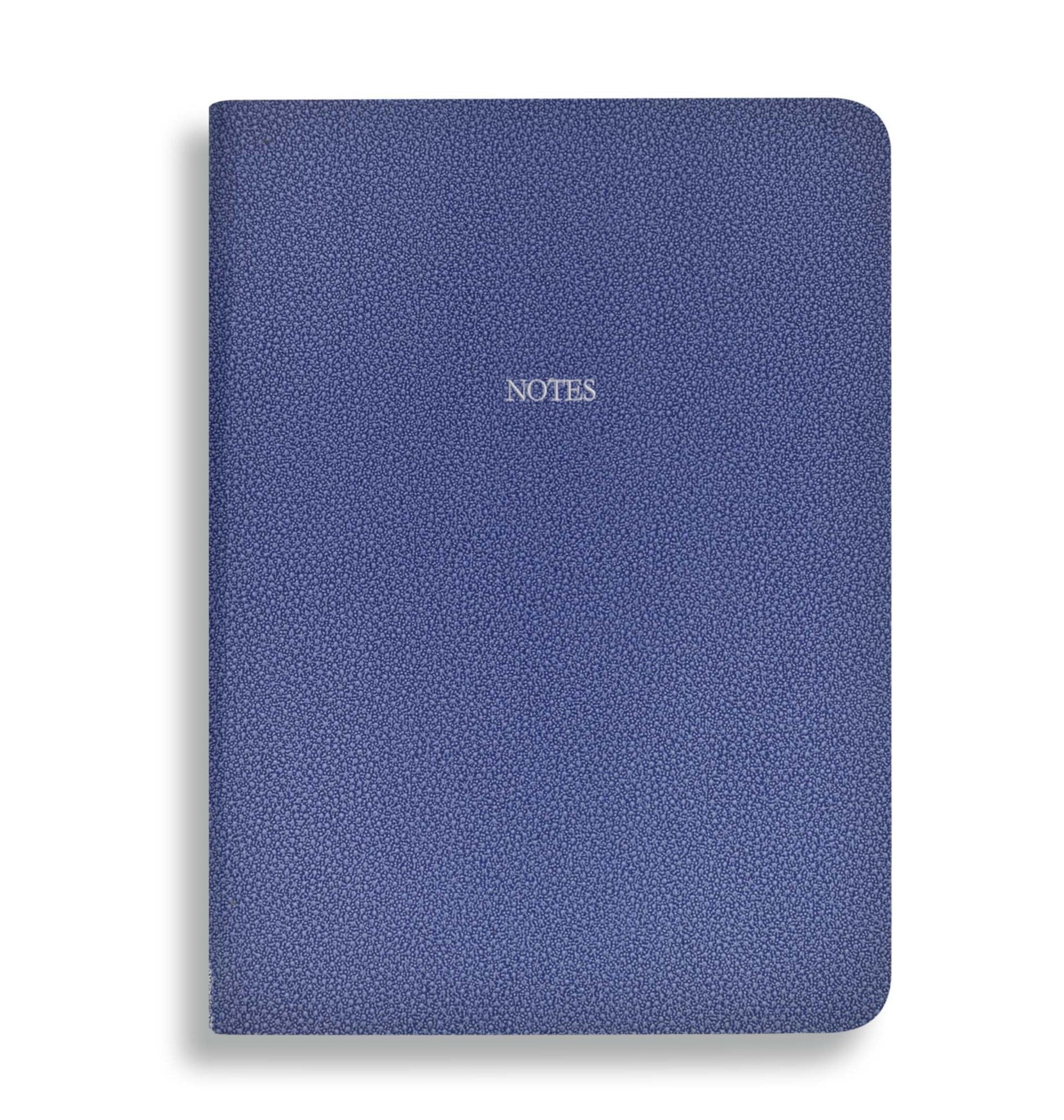 Large Notes in Cornflower Blue Galuchat - Feint ruled – Organise-us
